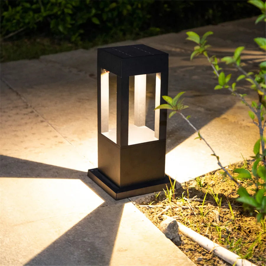 Nimbus Light | Solar-powered Column Lamp – Misterlamp Auckland